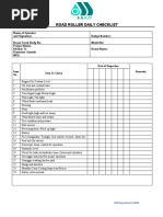 Batching Plant Inspection Check List | PDF | Concrete | Manufactured Goods