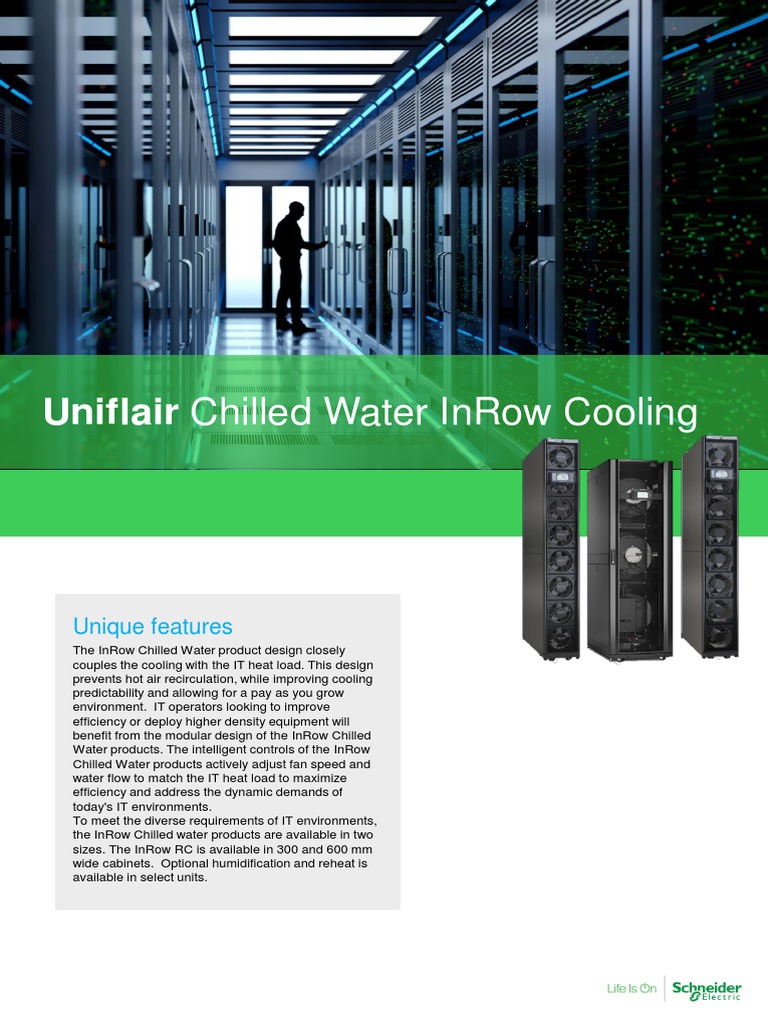 Uniflair InRow Chilled Water Cooling | PDF | Data Center | Engineering ...