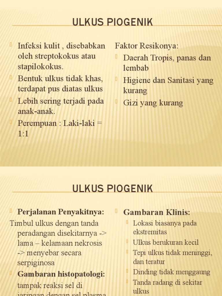 Ulkus Piogenik | PDF