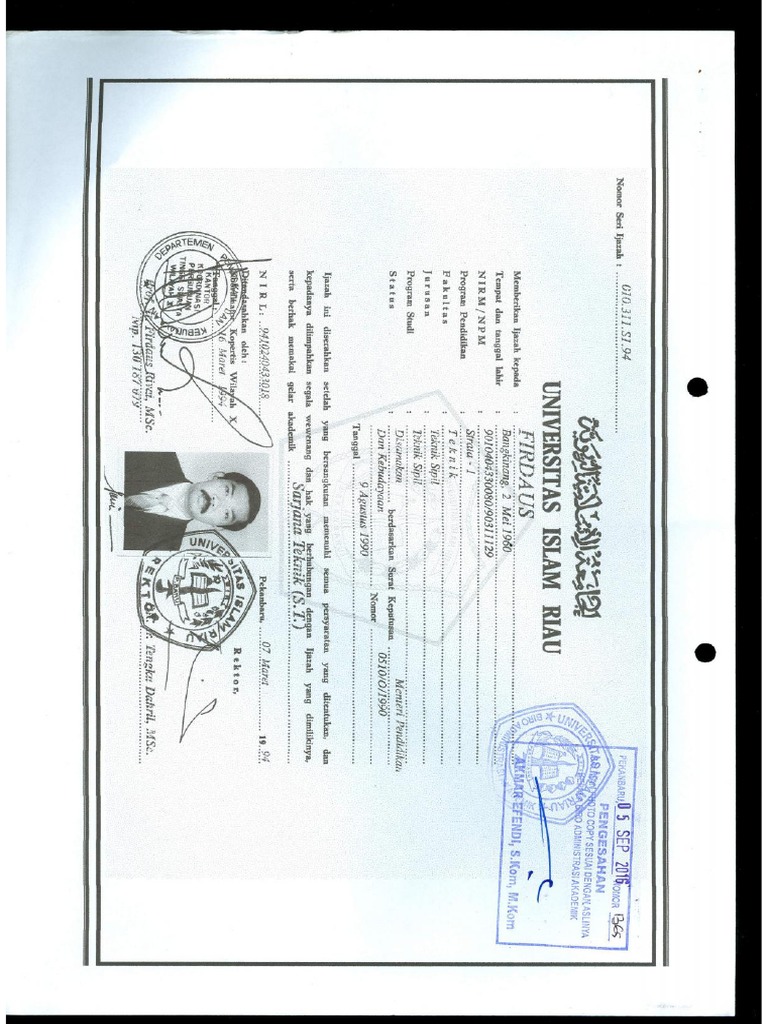 2726 FC-Ijazah-Legalisir 1 | PDF