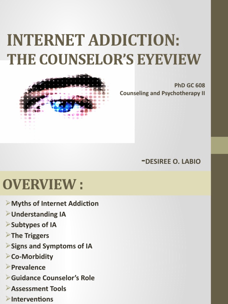 Internet Addiction:: The Counselor'S Eyeview | PDF | Psychotherapy ...