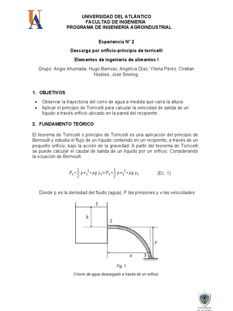 Experiencia de Torricelli en Hidrostática | PDF | Presión | Líquidos