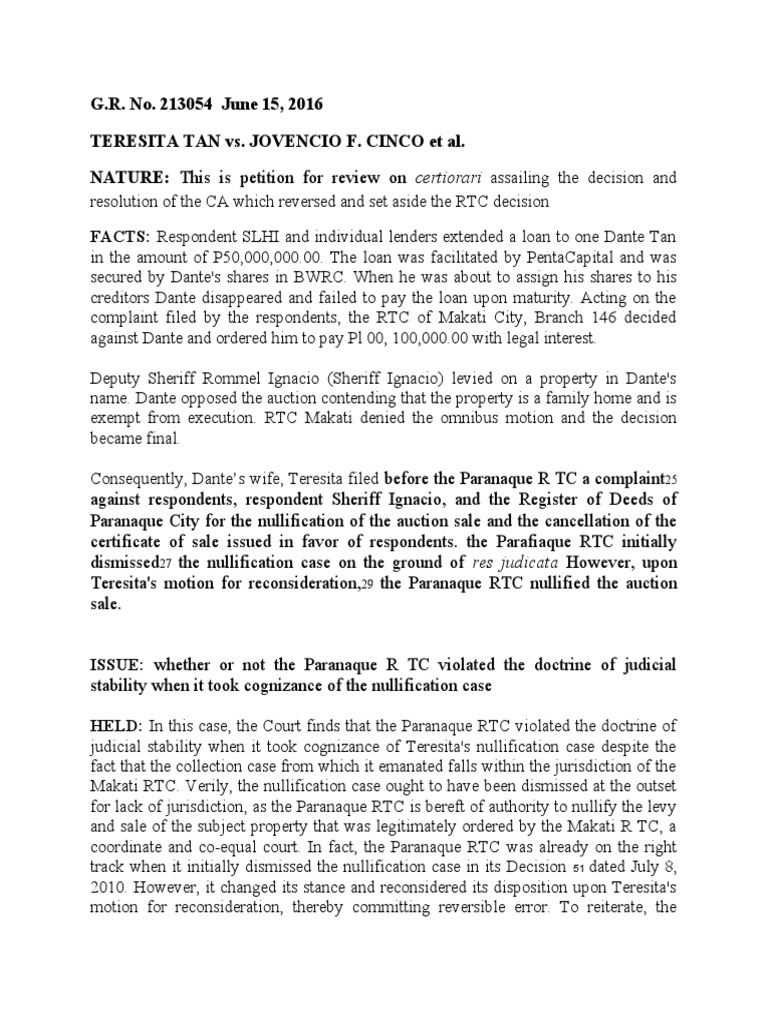 Case 9 | PDF | Nullification (U.S. Constitution) | Judgment (Law)