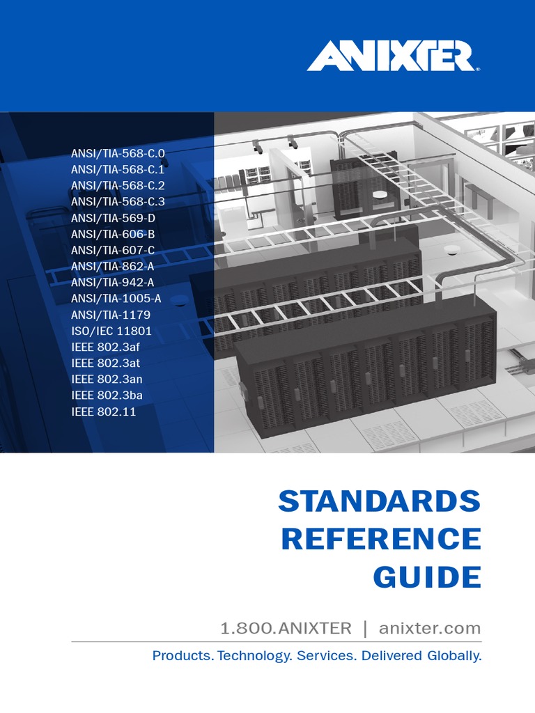 Anixter Standards Reference Guide Pdf Optical Fiber Computer Network
