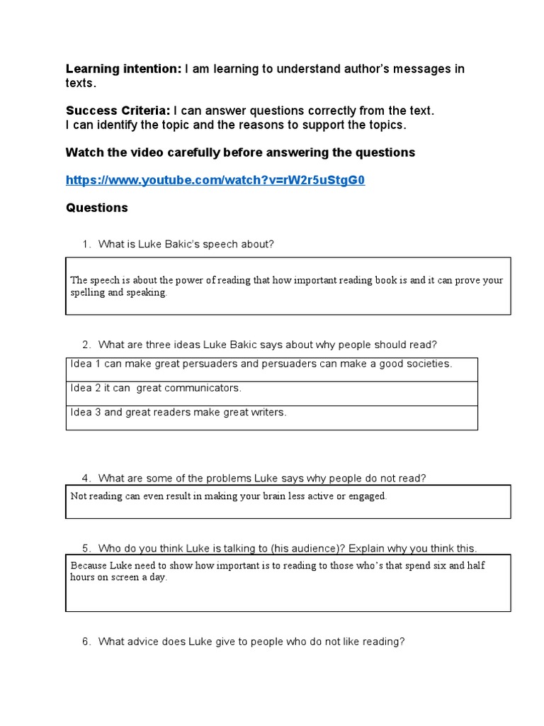 F ES 8 Reading Comprehension. Final | PDF