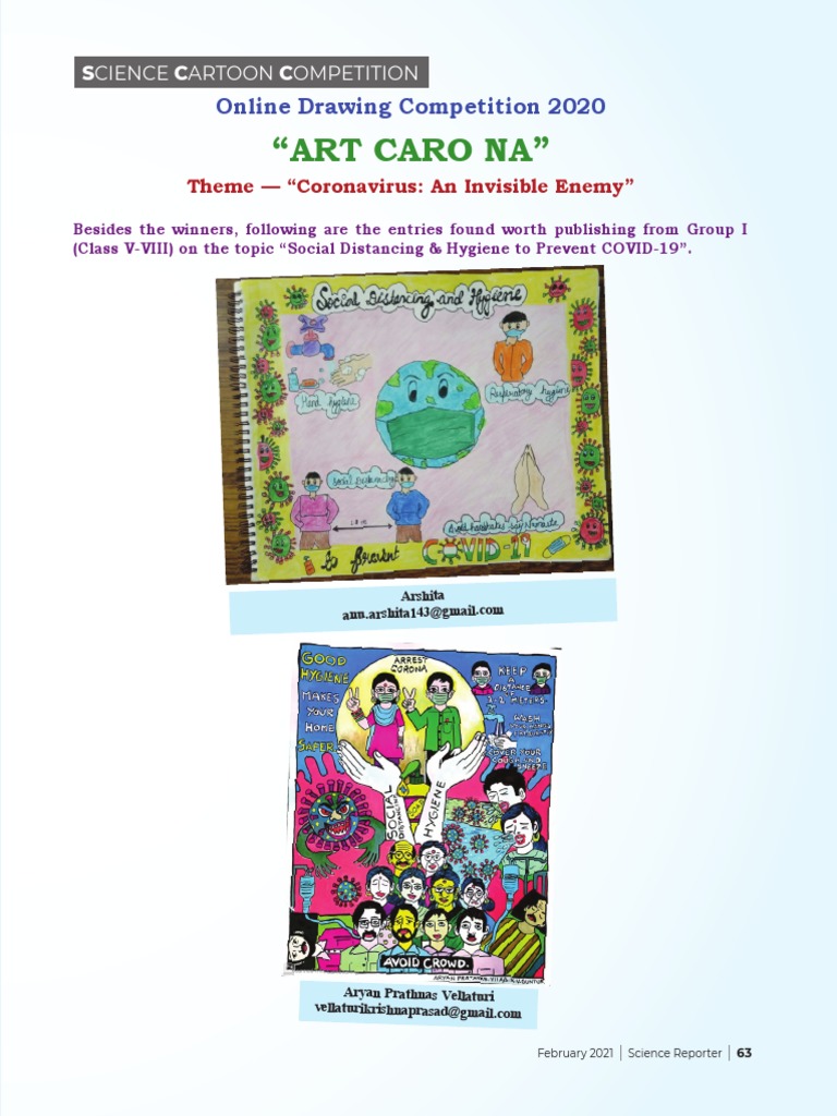SR 58 (2) (Science Cartoon Competition 2020) | PDF