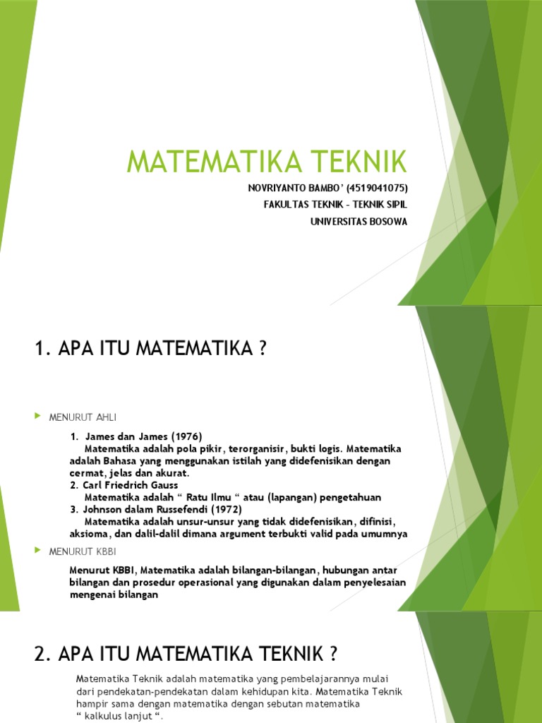 Matematika Teknik | PDF