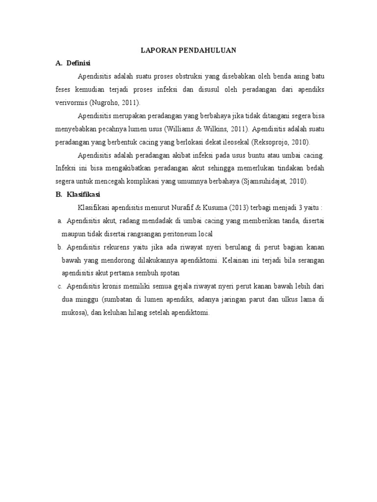 LP Apendisitis | PDF