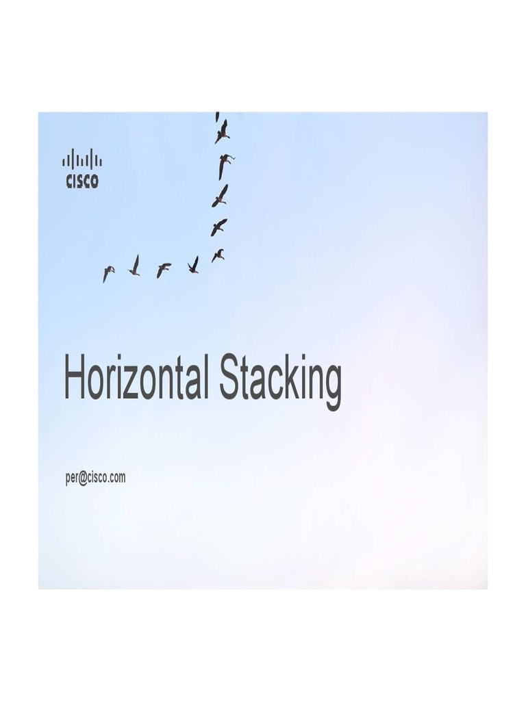 Horizontal Stacking | PDF | Fiber Optic Communication ...