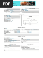 Main - Sample Welding Procedure Specification Wps Form | PDF | Construction | Welding