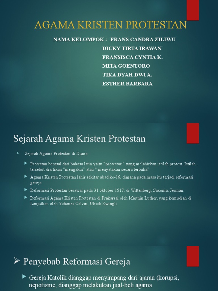 Agama Kristen Protestan | PDF