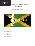 Poem On The Effects of Dancehall Music On Youths | PDF | Adolescence ...