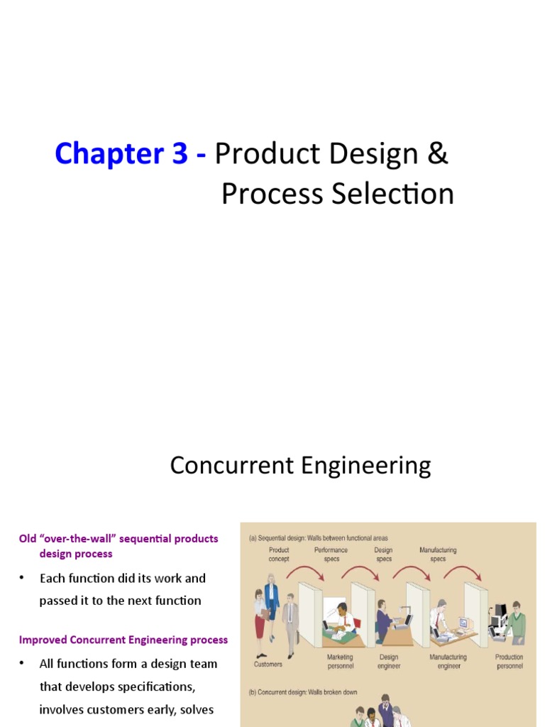 Chapter 3 - : Product Design & Process Selection | PDF | Business ...