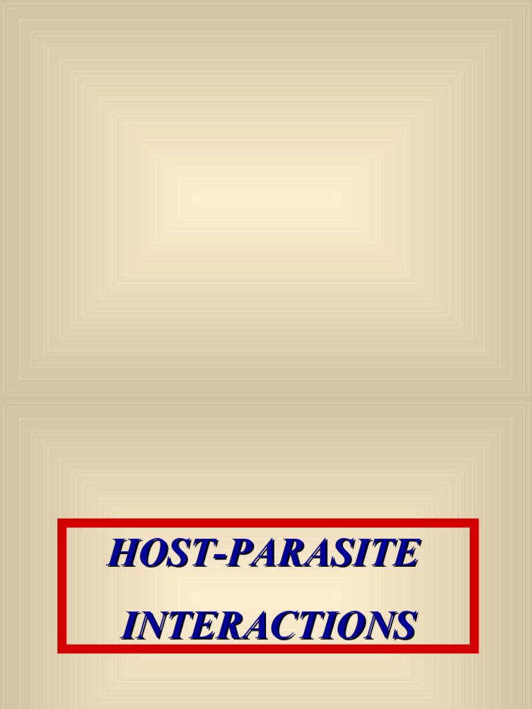 1 2 Host Parasite. Interactions | PDF | Immune System | Lipopolysaccharide