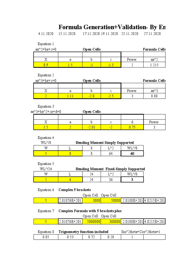 Formula Demonstration-2020 | PDF | Area | Polygon