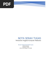 Format Terkini Nota Serah Tugas 2022 | PDF