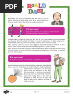 Roald Dahl Fact File-1 | PDF