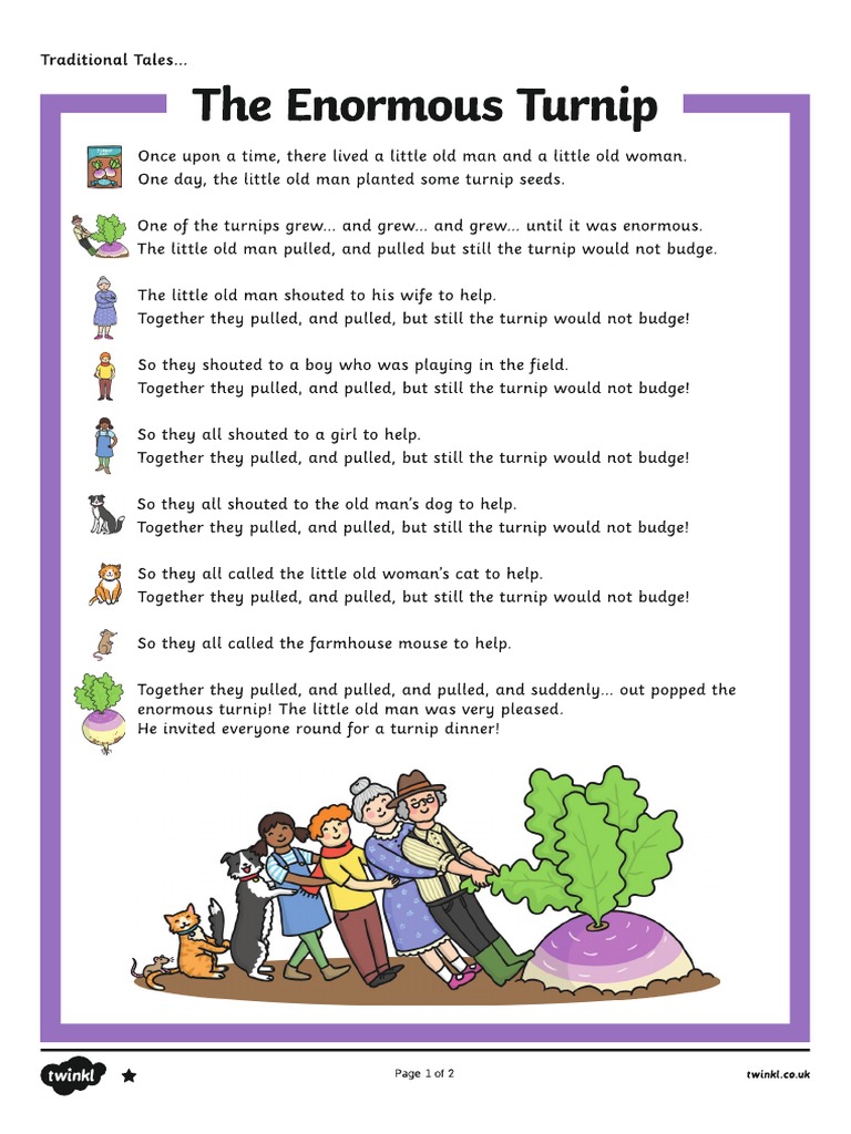 T L 51730 The Enormous Turnip Traditional Tales Differentiated Reading ...