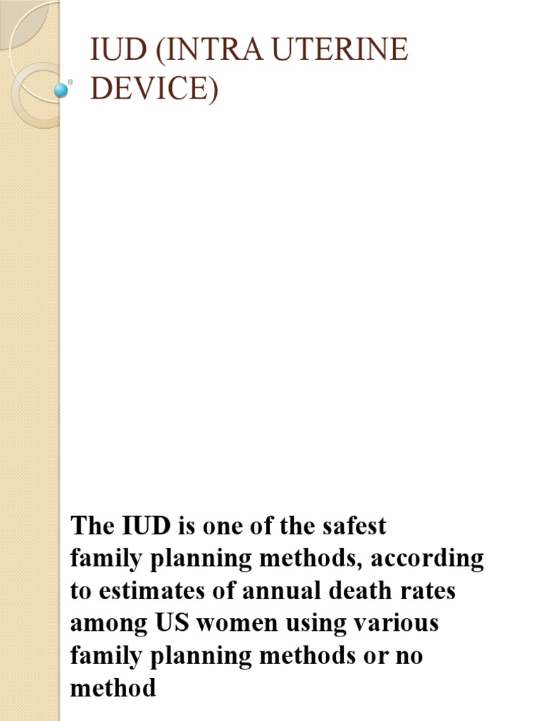 Postpartum IUD Insertion Guidelines | PDF | Human Reproduction ...
