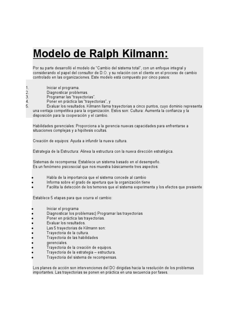 Kilmann | PDF