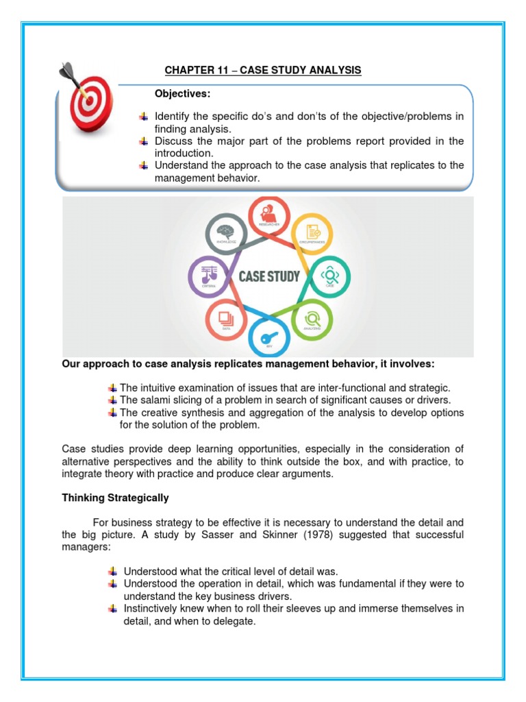 Chapter 11 Case Study Analysis | PDF | Strategic Management | Case Study