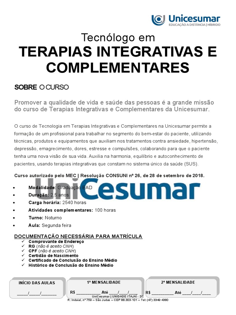 Terapias Integrativas e Complementares | PDF | Natureza humana | Science