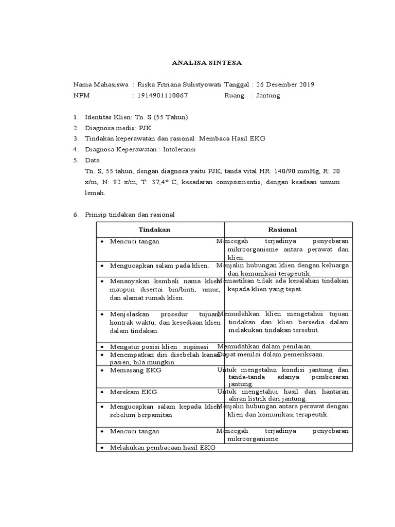 DOPS Membeca Hasil EKG | PDF