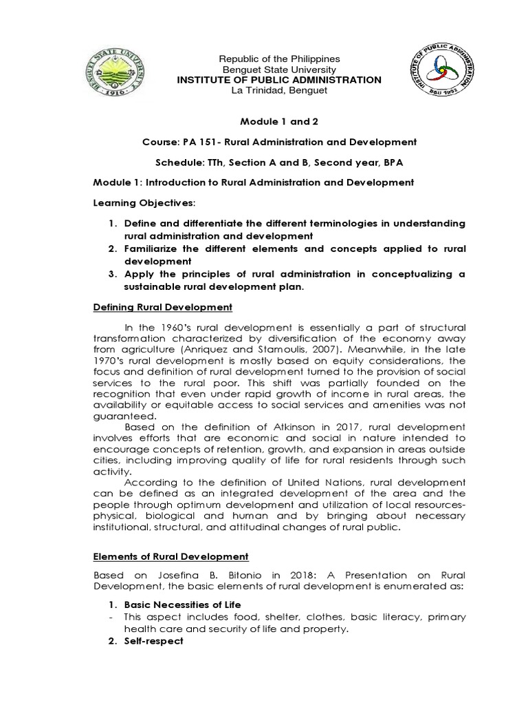 PA 151. Module 1 and 2 Midterm Grading | PDF | Sustainability | Human ...
