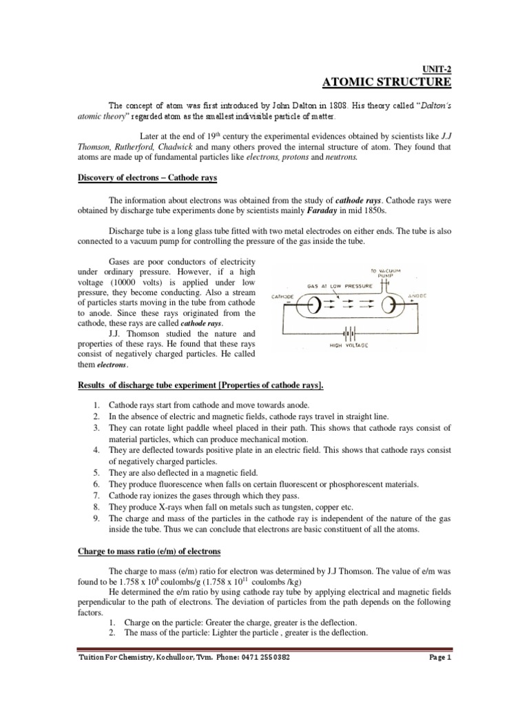 2.atomic Structure | PDF | Photoelectric Effect | Atomic Orbital