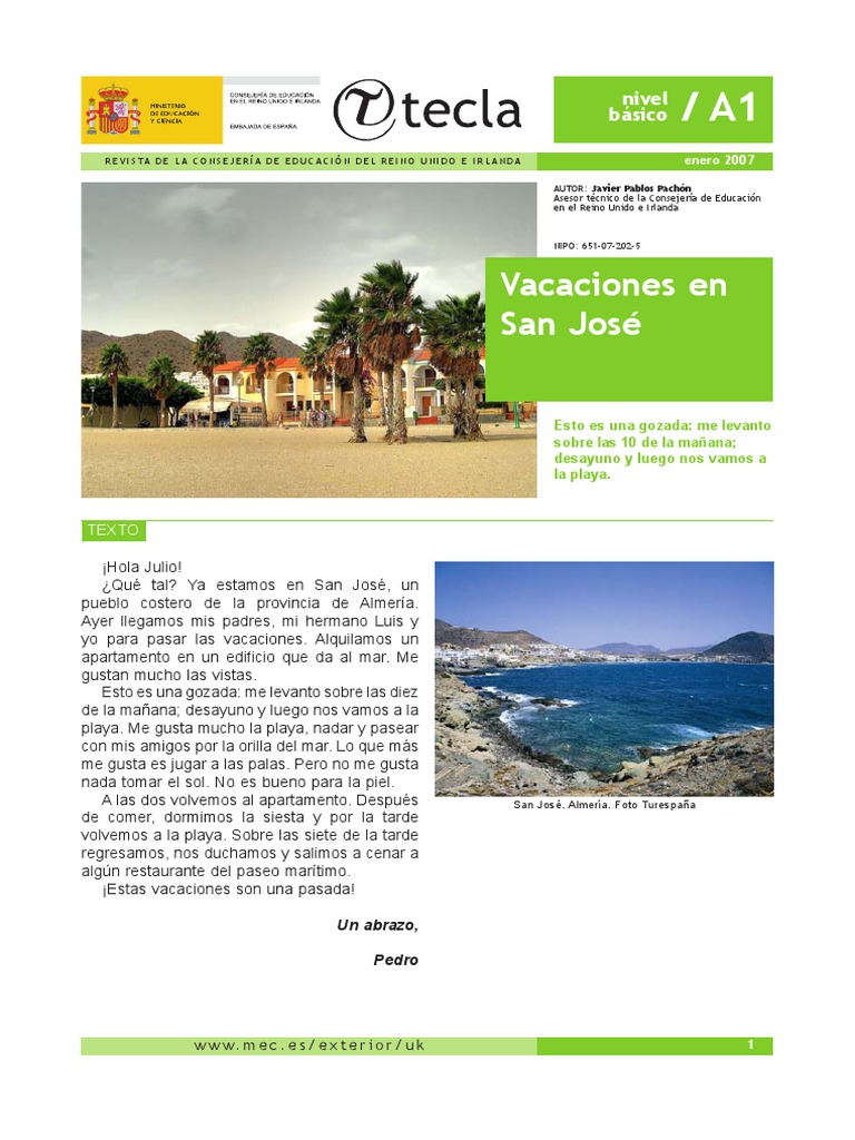 El Texto A1 de La Comida | PDF