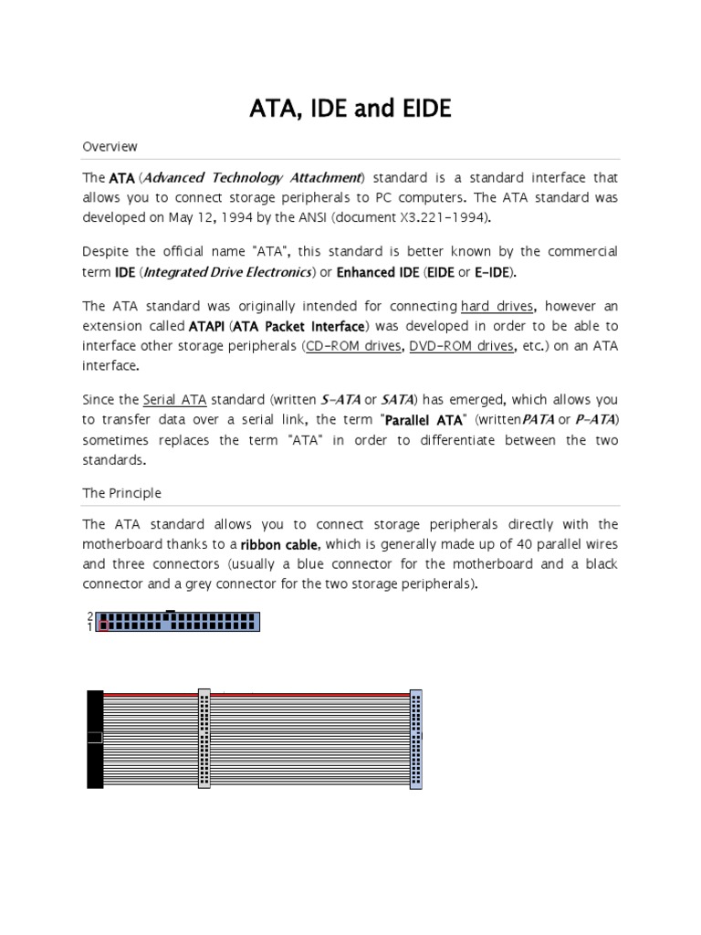Ata Ide and Eide | PDF | Manufactured Goods | Physical Layer Protocols