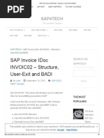 Idoc INVOIC02 Structure 01 | PDF | Xml Schema | Invoice