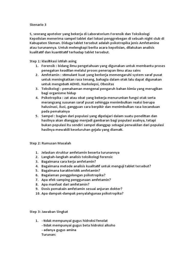 Skenario 3 Blok 4-1 | PDF