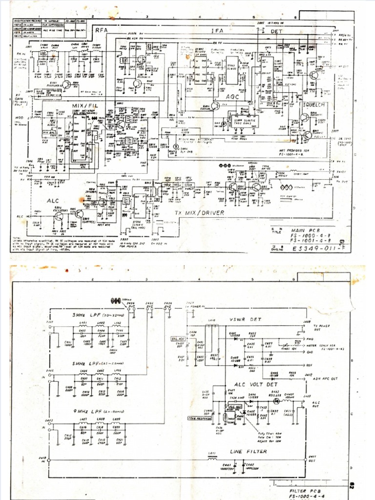 Dokumen - Tips - Furuno Fs 1000 Schematic Diagram Lengkap | PDF