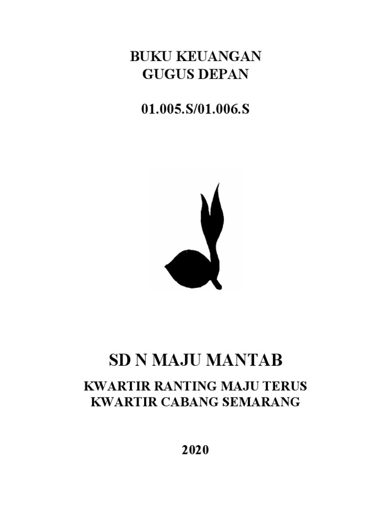 Contoh BUKU KEUANGAN GUGUS DEPAN Maju Mantab | PDF