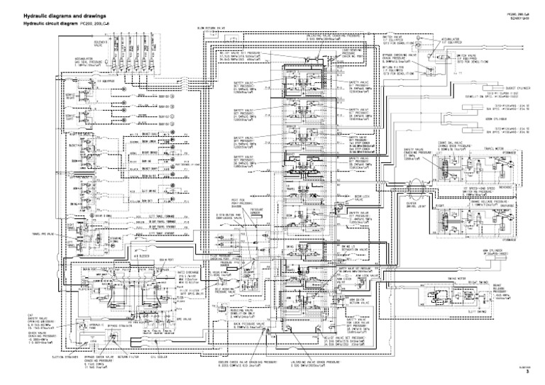 PC200-8 Schematic HYD | PDF