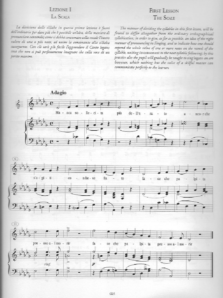 VACCAI, Lesson 1: Manca Sollecita | PDF