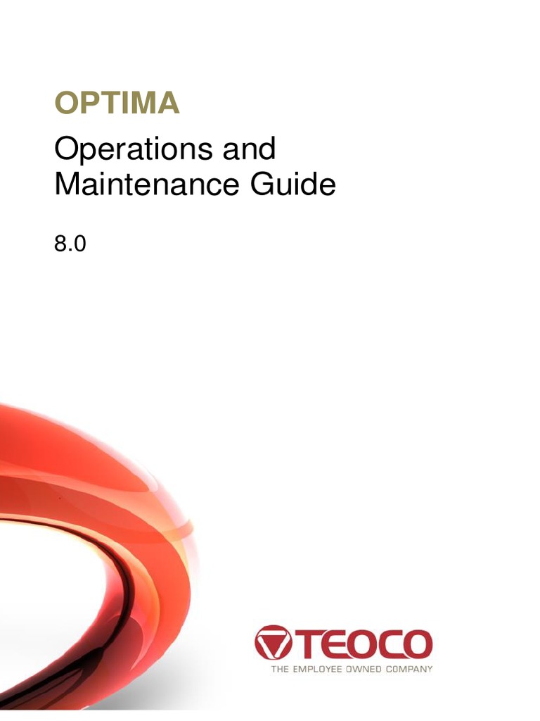 OPTIMA Operations and Maintenance Guide | PDF | File Transfer Protocol ...