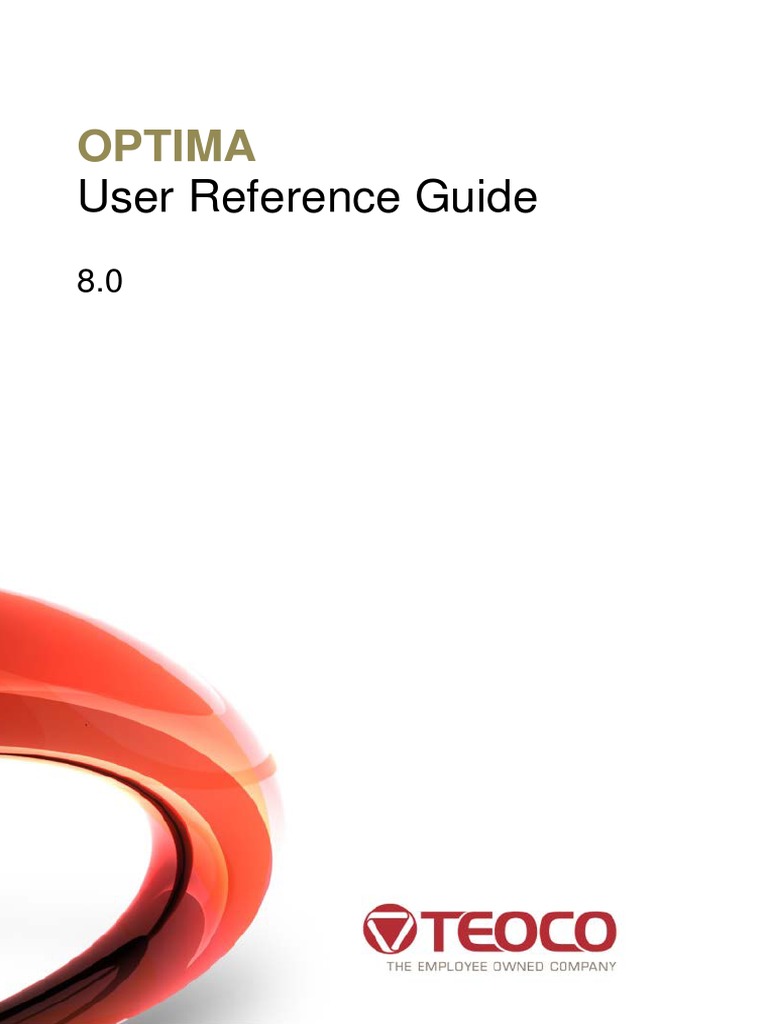 OPTIMA User Reference Guide | Download Free PDF | Window (Computing ...