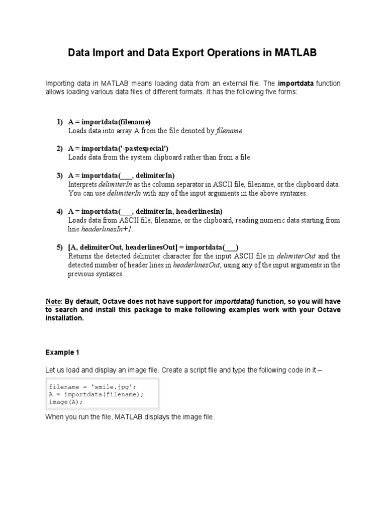 Files in MATLAB | Download Free PDF | Computer File | Matlab