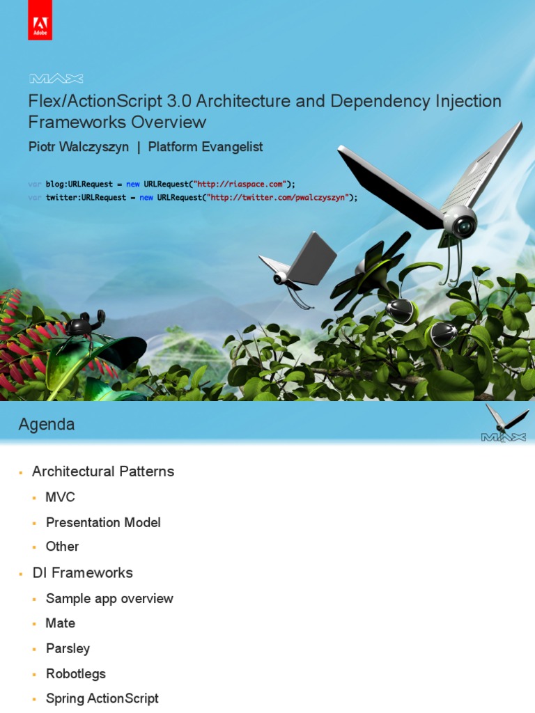 Flex/Actionscript 3.0 Architecture and Dependency Injection Frameworks ...
