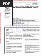 NBR 7008 Chapas Revestidas de Zinco Parte 1 | PDF