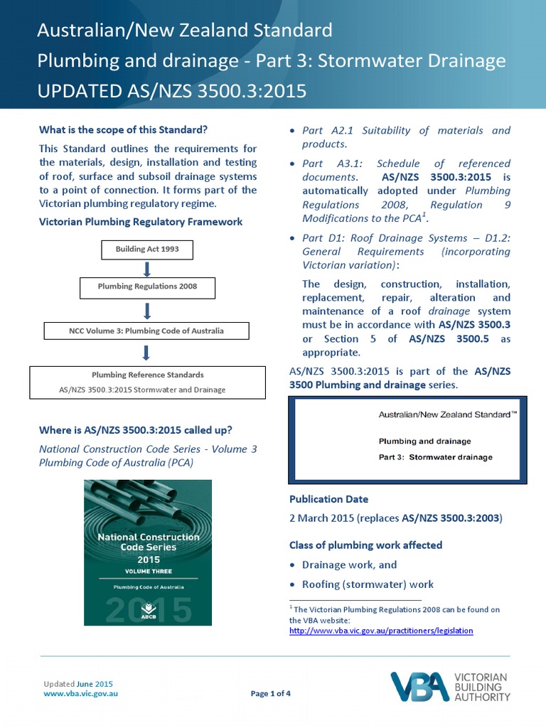 Australian/New Zealand Standard Plumbing and Drainage - Part 3 ...