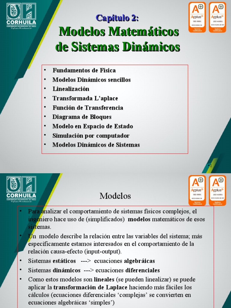 Modelos Matemáticos | Descargar gratis PDF | Sistema dinamico | Ecuaciones