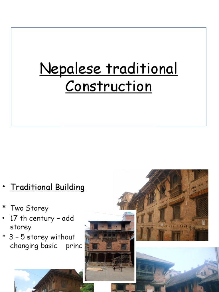 Traditional Nepalese Brick Construction | PDF | Brick | Wall