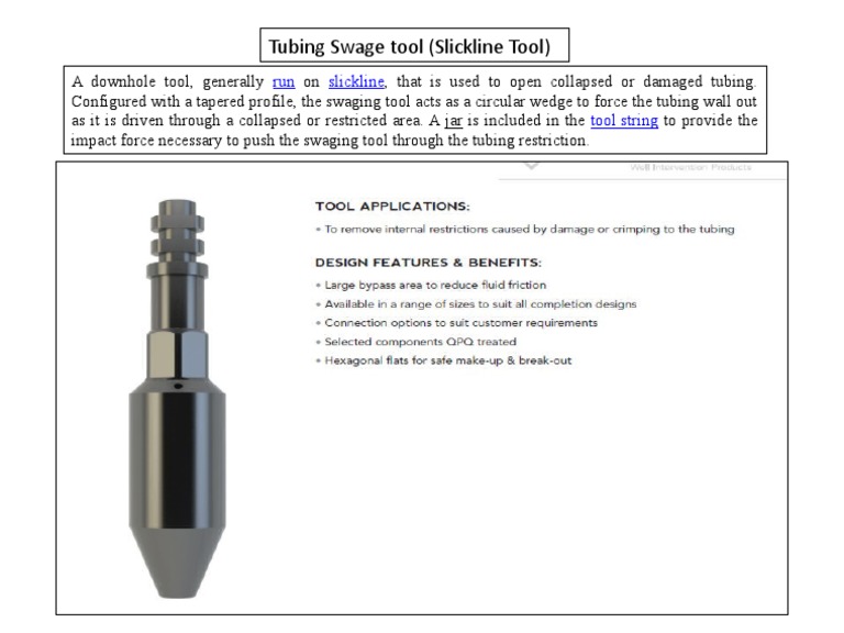 SlickLine Tools Understanding | PDF