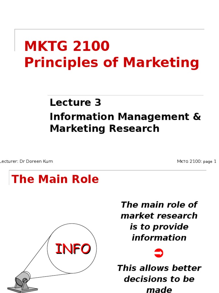 Lecture 3 Notes - Marketing Research | PDF | Marketing Research ...