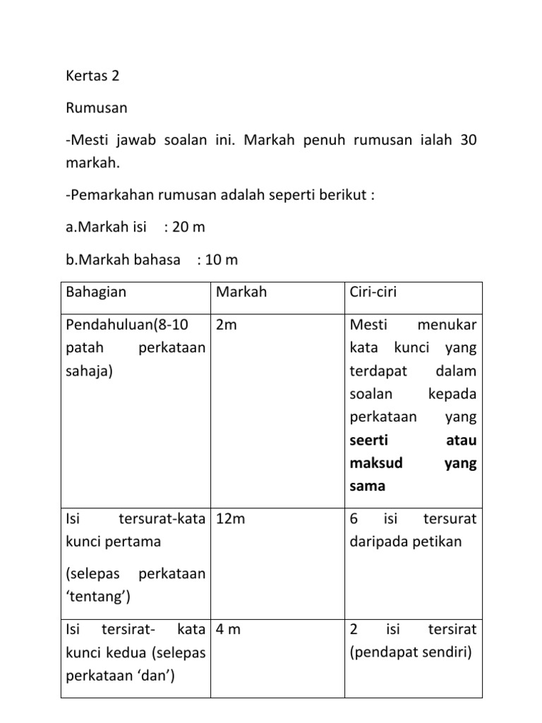 Tips Rumusan | PDF