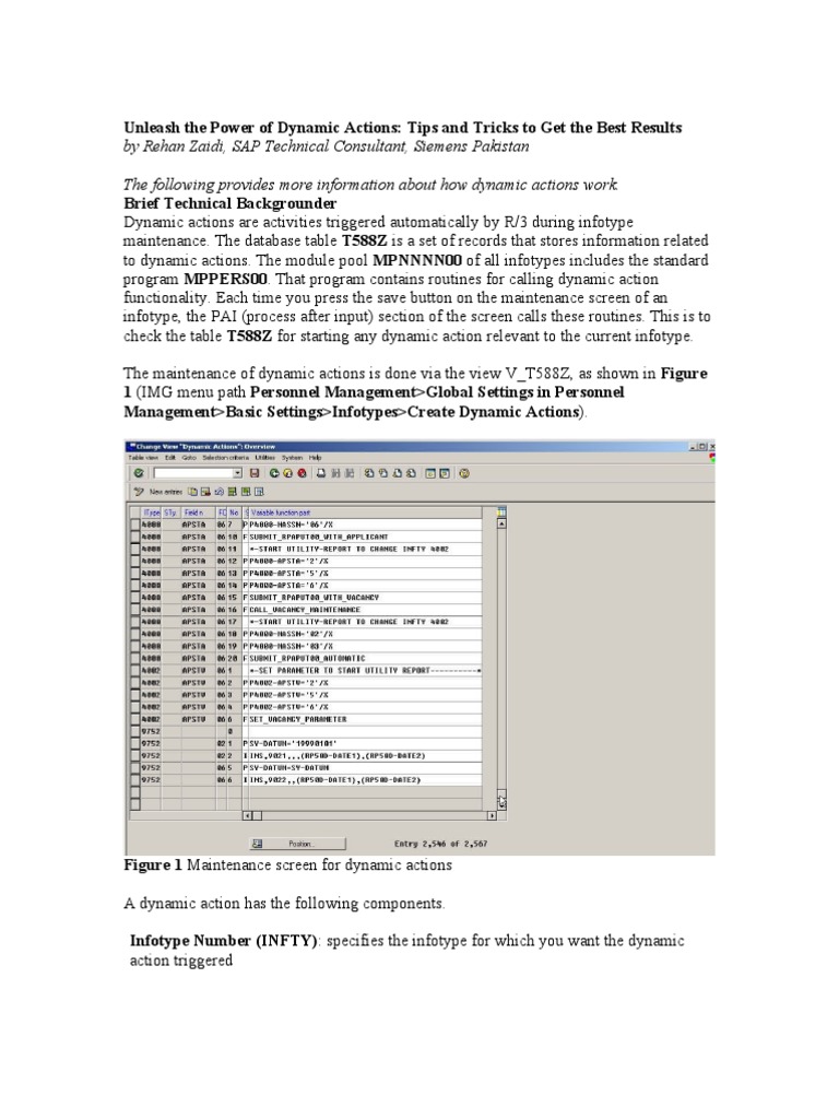 Dynamic Actions | Download Free PDF | Subroutine | Areas Of Computer Science