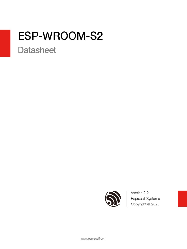 Esp-Wroom-S2 Datasheet en | PDF | Microcontroller | Random Access Memory